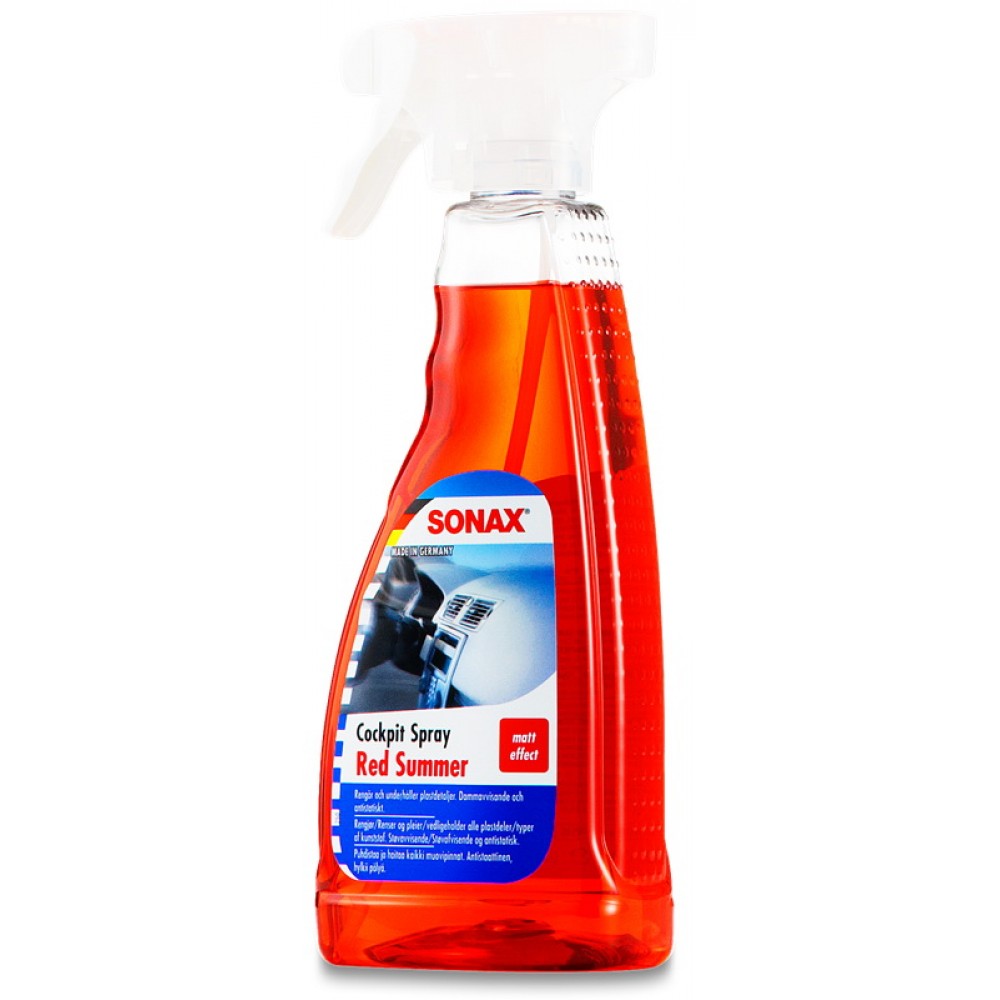 Sonax Cockpit Spray Matt Effect Red Summer - Solutie Curatare Bord